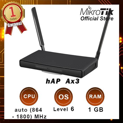 Promo Mikrotik Hap Ax3 Ax 3 C53uig 5hpaxd2hpaxd Cicil 0 3x Jakarta Barat Mikrotik Official