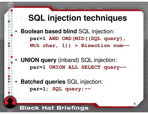 Advanced Sql Injection To Operating System Full Control Slides Pdf Databases Computer