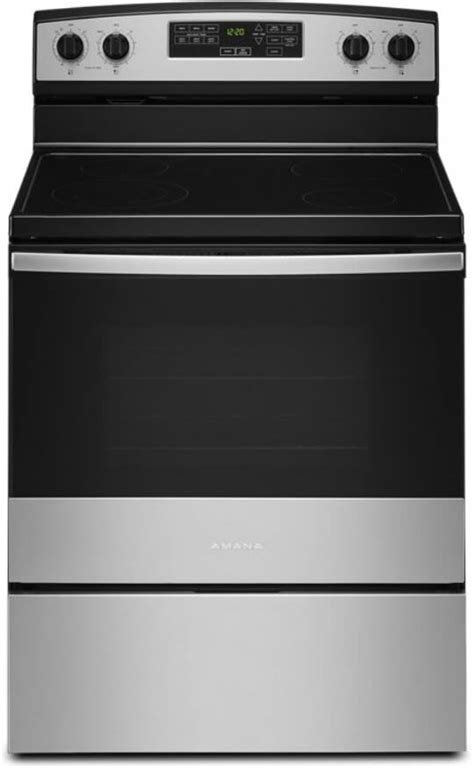 Amana Aer6603sms 30 Inch Freestanding Electric Range With 4 Elements 4