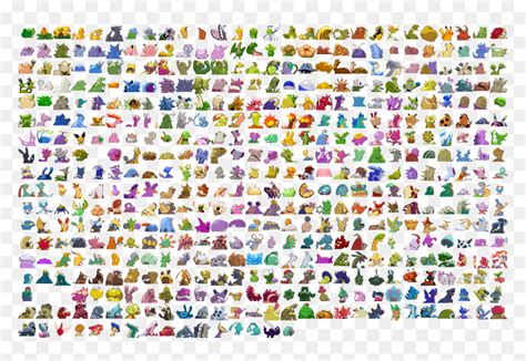 Shiny Pokemon Sprite Sheet
