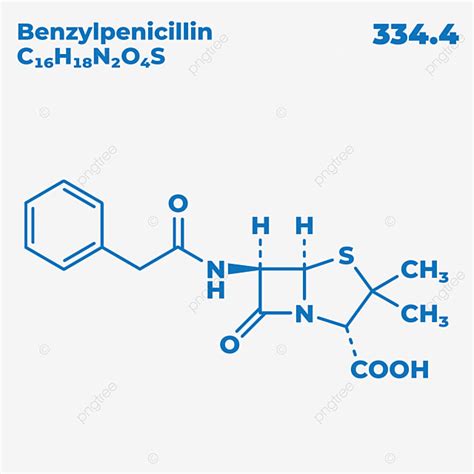 벤질페니실린의 분자 구조 벤질페니실린 벤질페니실린 구조 벤질페니실린 분자 Png 일러스트 및 벡터 에 대한 무료 다운로드 Pngtree