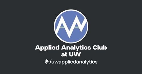 Applied Analytics Club At Uw Instagram Facebook Linktree