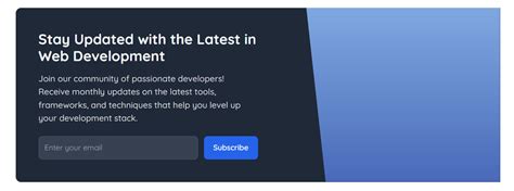 react newsletter components with tailwind css [3 variants]