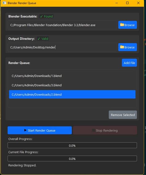Github Sudotmanblenderopenrenderqueue An Open Source Render Queue