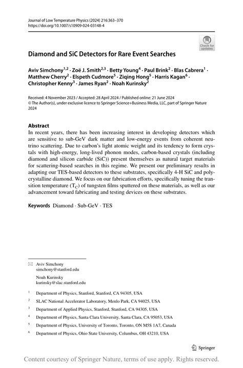 Diamond And Sic Detectors For Rare Event Searches Request Pdf