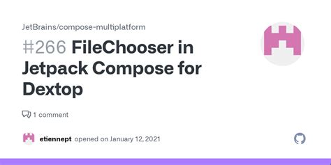 Filechooser In Jetpack Compose For Dextop · Issue 266 · Jetbrains