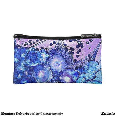 Flowery Culture Bag Zazzle Custom Personalized Ts Bags Makeup Bag