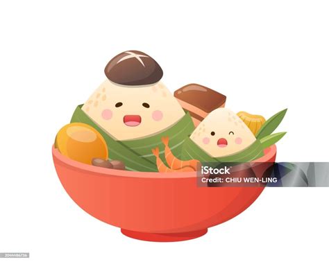 Chinese Dragon Boat Festival Cute And Playful Zongzi Cartoon Character