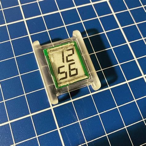 Solid State Tank Eink Wrist Watch