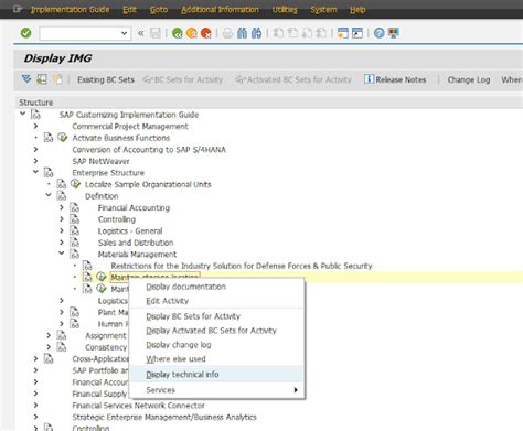 Finding The Sap Transaction Code For An Img Activity