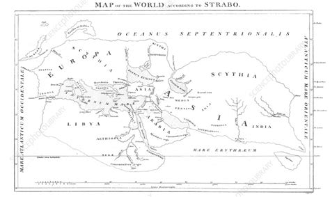 Strabos World Map 20 Ad Stock Image F0430302 Science Photo Library