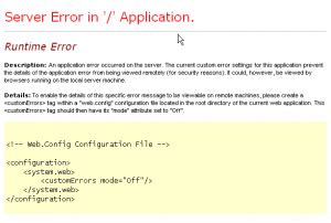 How To Fix Server Error In Application Error Asp Net Hosting Tips Guides