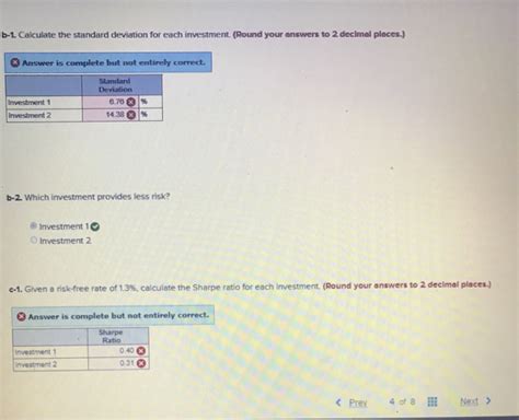 Solved Consider The Following Returns For Two Investments A