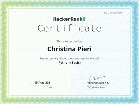 Christina Pieri On Linkedin Hackerrank Pythonprogramming Python3 Pythonlearning Pythoncode
