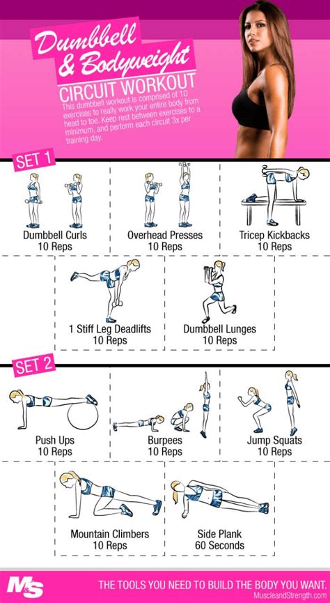 Intense Bodyweight Workout Circuit Circuit Diagram