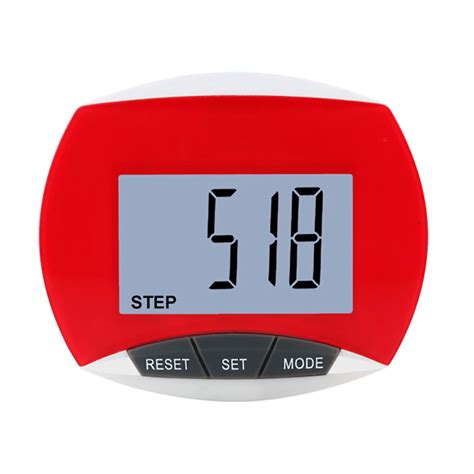 Simple Operation Robust Built Pedometer Tracks Steps Distance Calories Burned And Exercise