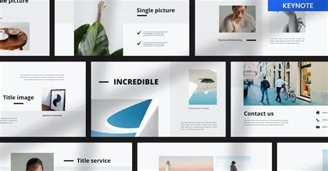 Keynote Eincraft Minimal Шаблоны презентаций Envato Elements