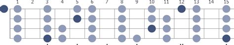 G Locrian Bass Guitar Scale