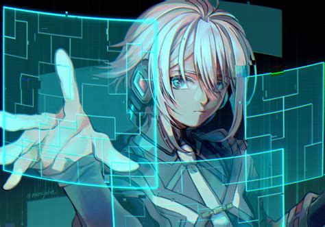 Safebooru 1boy Artist Name Black Background Blue Eyes Eiyuu Densetsu