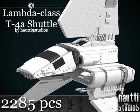 Lego Moc Lambda Class T 4a Shuttle By Hautti5 Rebrickable Build