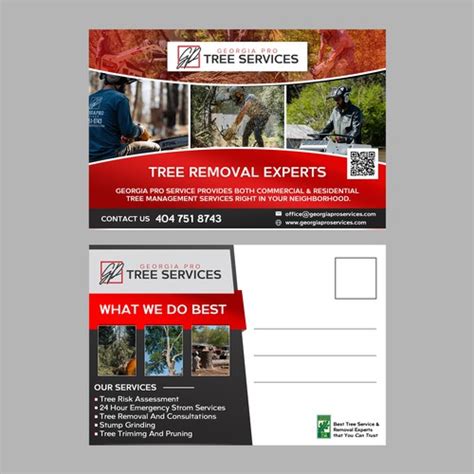 Designs Branding For A Tree Removal Service Postcard Flyer Or Print Contest