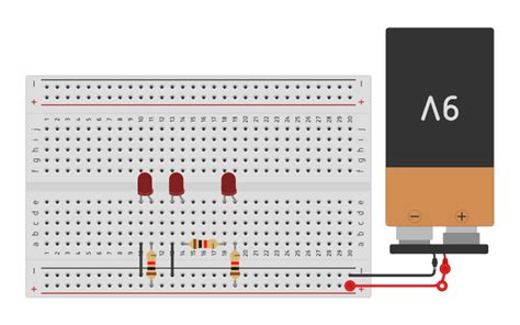 Circuit Design Parallel And Series Circuit Tinkercad