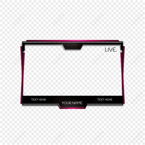 Twitch Live Stream Overlay Camera Borderthree Dimensionalgame Live