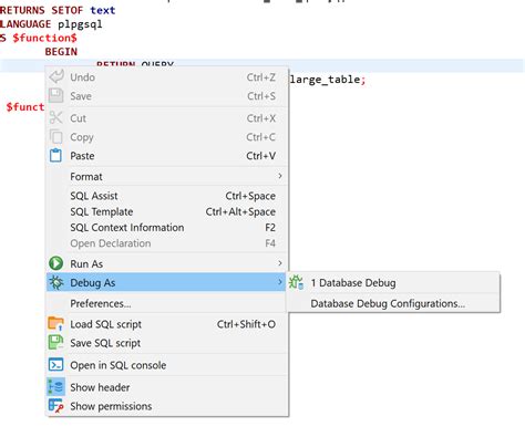 Question Is It Possible To Invoke `in Context Debugging` · Issue 4988 · Dbeaverdbeaver · Github