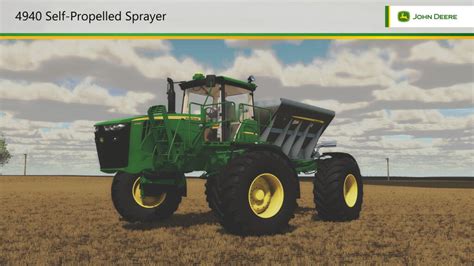 John Deere 4940 Self Propelled Sprayer Fs22 Kingmods