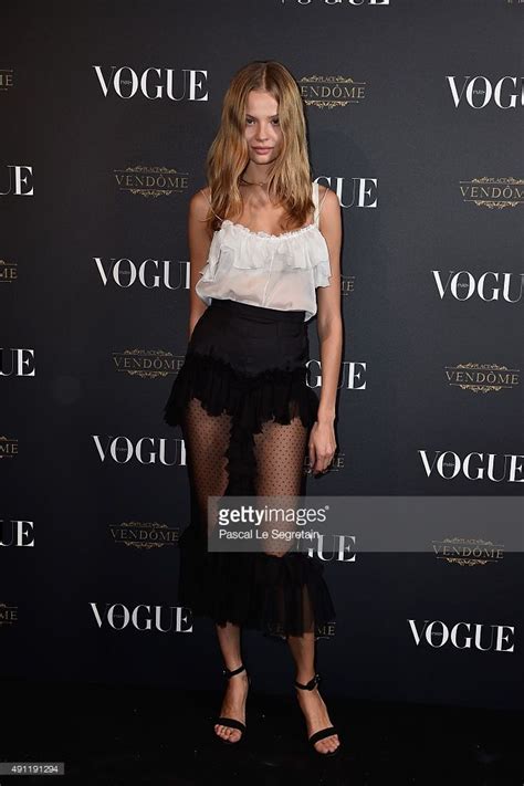 Magdalena Frackowiak Attends The Vogue 95th Anniversary Party On