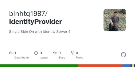 Github Binhtq1987identityprovider Single Sign On With Identity Server 4