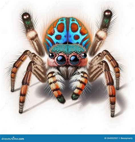 Peacock Jumping Spiders