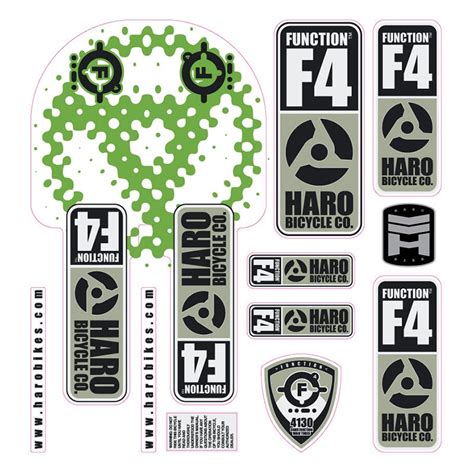 2003 Haro Function F4 Bmx Decal Set Re Rides