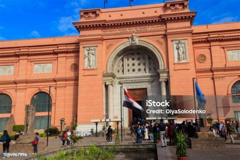 건물의 박물관의 이집트 고 대 유물 일반적으로로 알려진 이집트 박물관 또는 카이로의 박물관 카이로 이집트 거리에 대한 스톡 사진 및 기타 이미지 Istock