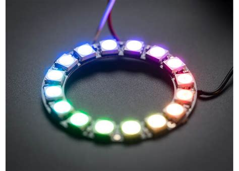 Adafruit 16 Ws2812 Led Neopixel Ring Robot Gear Australia