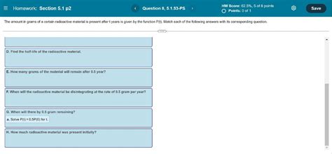 Solved Homework Section 5 1 P2 Question 7 5 1 43 Ls Hw