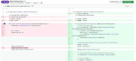 Copy One Side Of Split Diff The Github Blog
