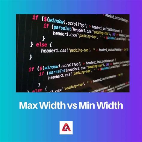 Lebar Maks Vs Lebar Min Perbedaan Dan Perbandingan