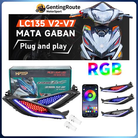 Hpmp Rgb Lc135 V2 V7 Mata Gaban Pilot Light Turn Signal Light Lc 135 V2 V3 V4 V5 V6 V7 Lampu