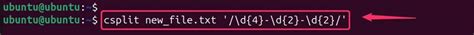 Csplit Command In Linux