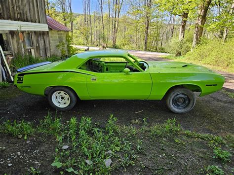 1970 Plymouth Cuda 383 4 Speed Sublime Green For Sale
