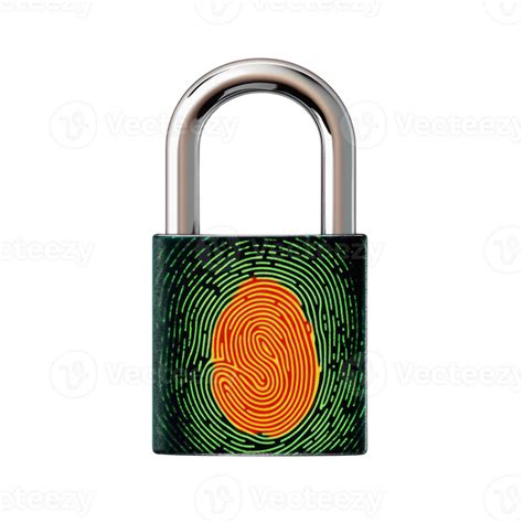 Fingerprint Padlock Biometric Security System 55660242 Png