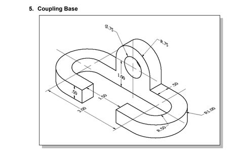 [solved] Coupling Base Solve This Exercise Using Autocad