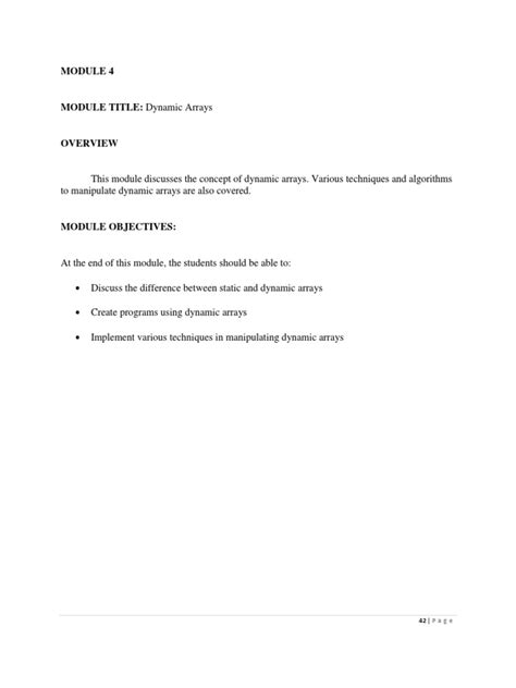 algo leap module 4 pdf array data structure data