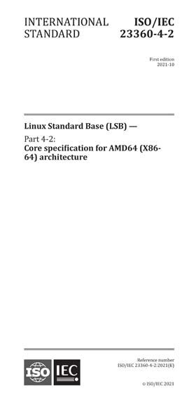 ISO IEC Linux Standard Base LSB Part Core Specification For AMD X
