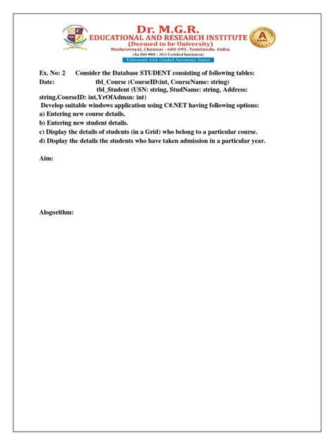 ex 2 pdf c sharp programming language computer programming