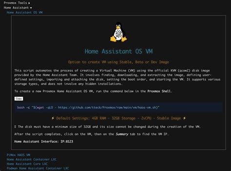 Home Assistant Os Haos With Proxmox Ve 8 0 Install Guide Installation Home Assistant Community
