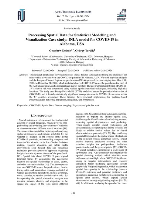 Pdf Processing Spatial Data For Statistical Modelling And