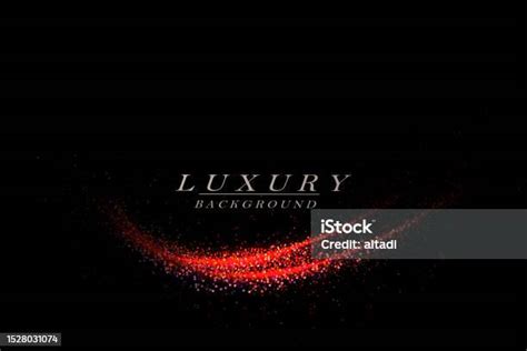 반짝이는 빨간색 호와 밝은 반짝이가 있는 격리된 디자인 요소 책자에 대한 스톡 벡터 아트 및 기타 이미지 책자 1위 곡선 Istock