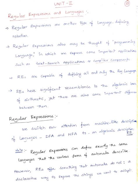 Regular Expressions Pdf String Computer Science Models Of